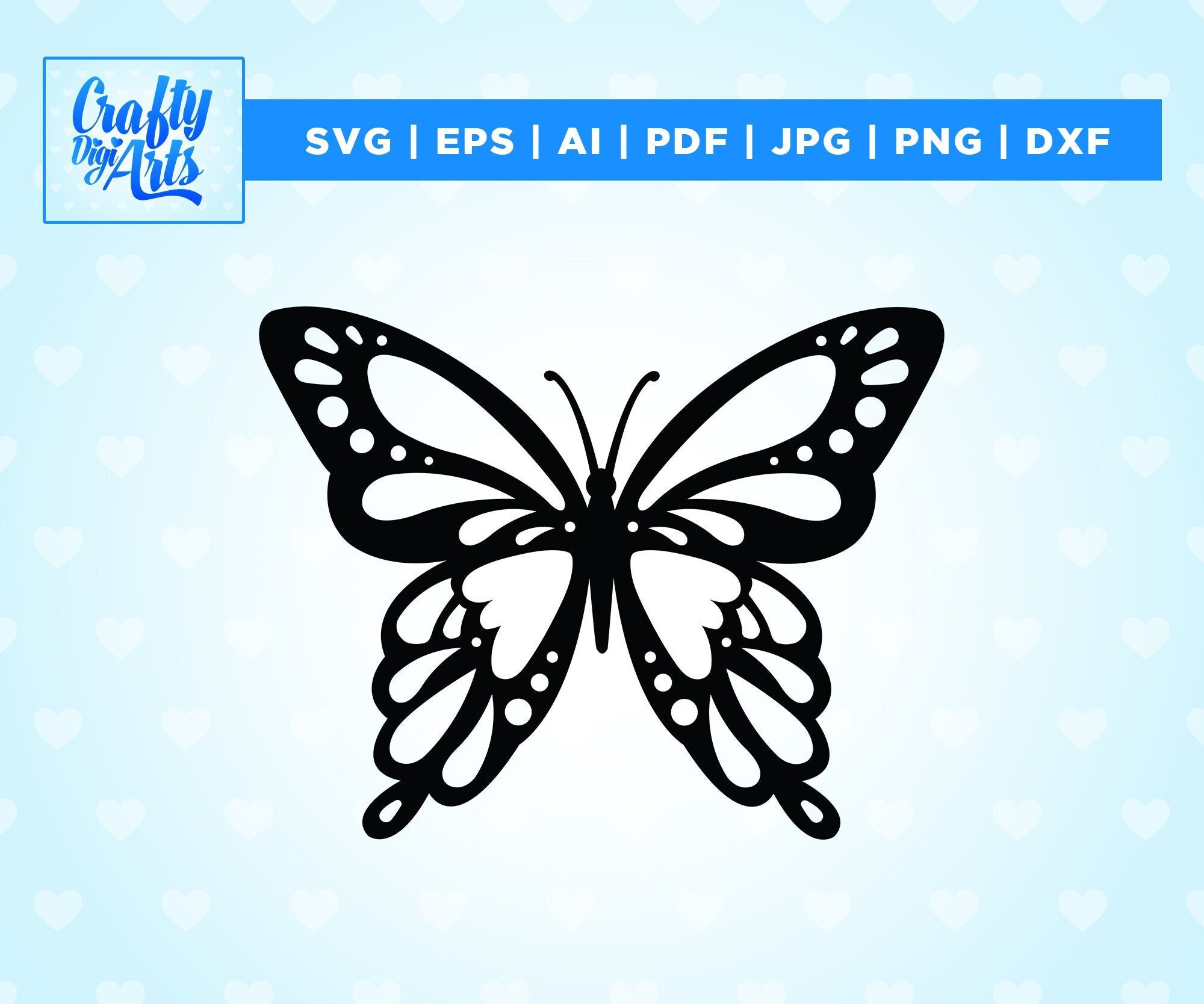 Butterfly SVG Silhouette Butterfly Sublimation Png Jpg - Etsy
