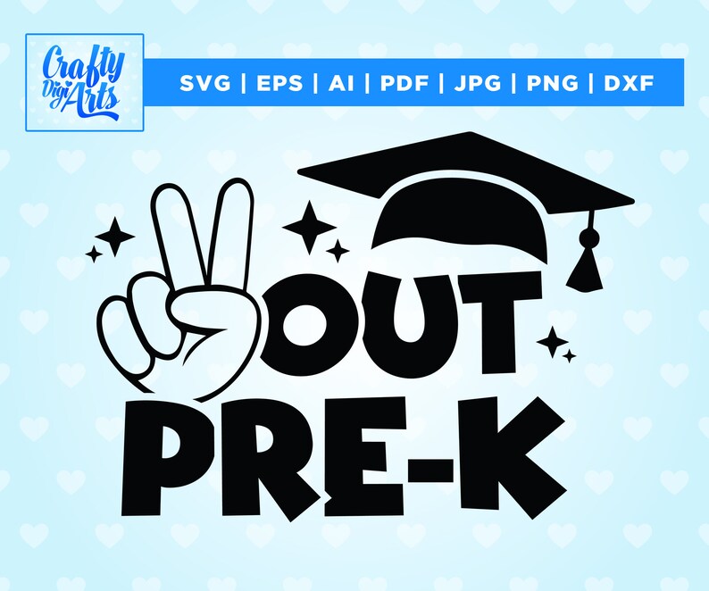 Pre K Svg Prek Graduation Svg Preschool Graduate Gift - Etsy