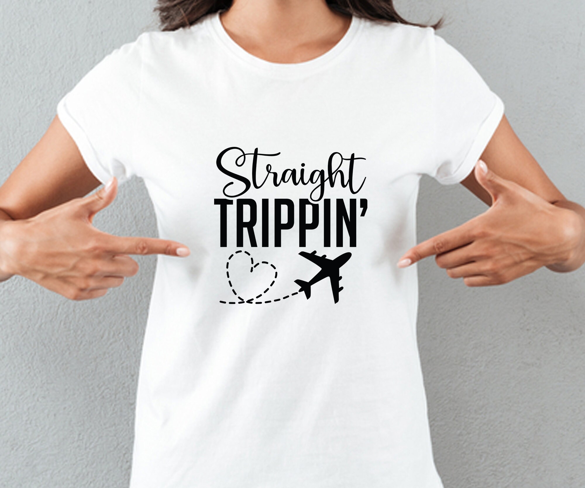 Straight Trippin SVG Travel Svg Vacation Svg Vacation Shirt - Etsy