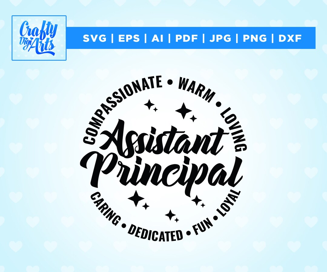 Assistant Principal Svg, Png, Svg, Sublimation, Vice Principal Svg ...