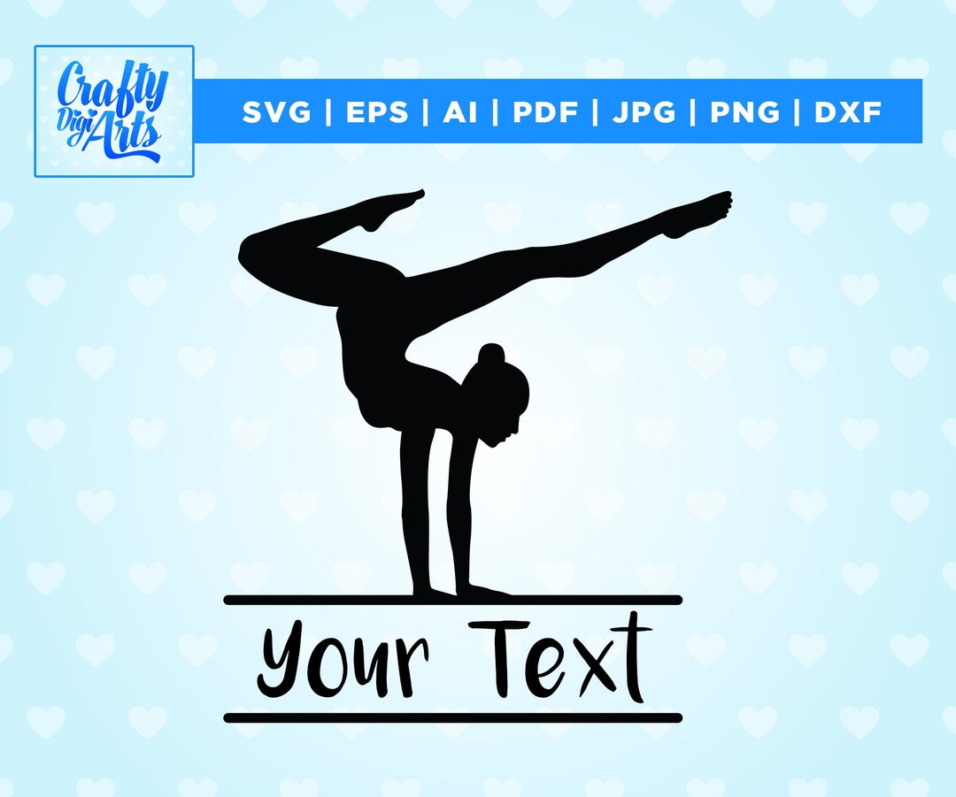 Gymnastics Monogram Svg, Gymnast Svg, , Gymnastics Shirt Svg, Monogram ...