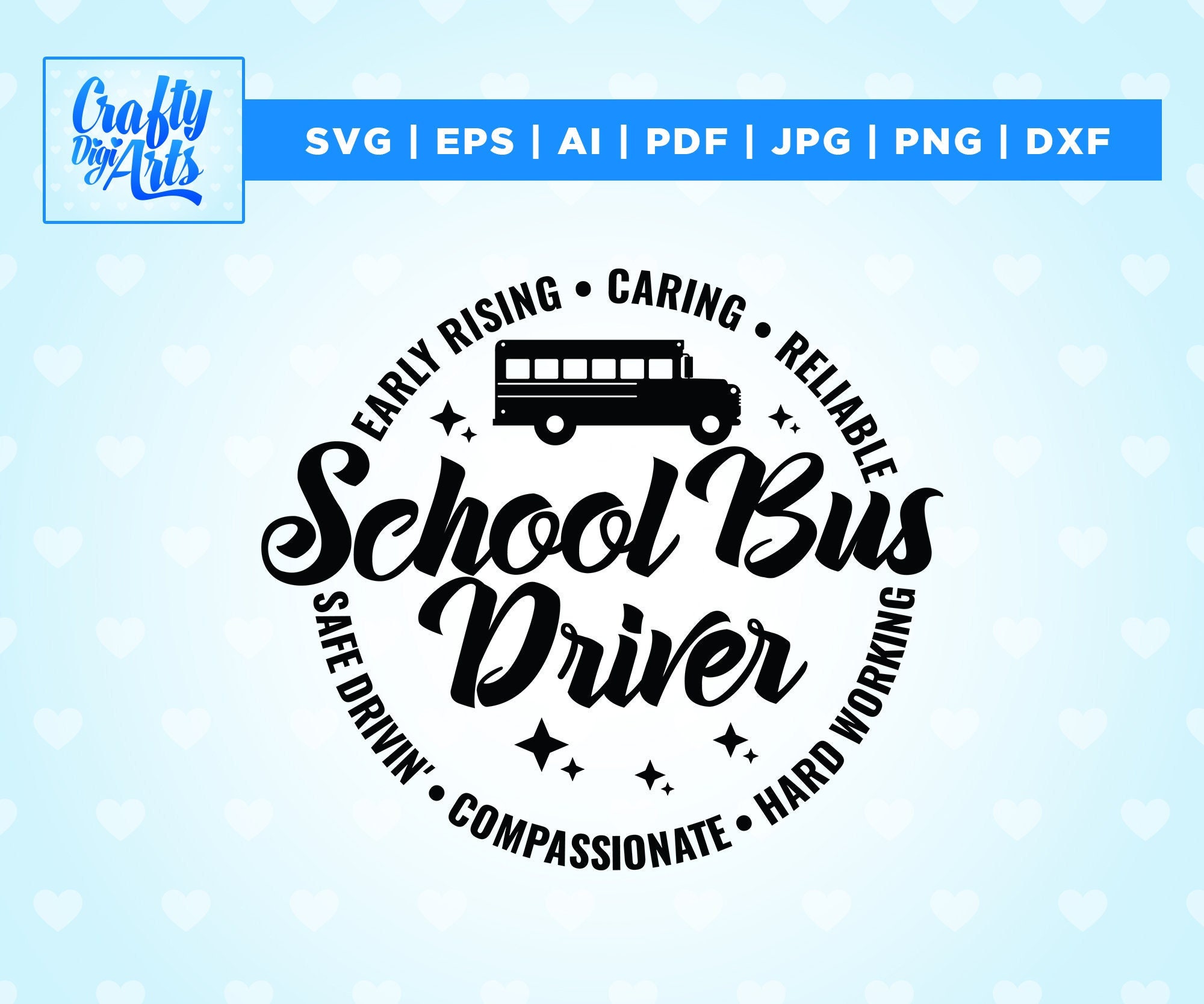 School Bus Driver SVG, Cricut, Png, Svg, Sublimation, School Bus SVG ...