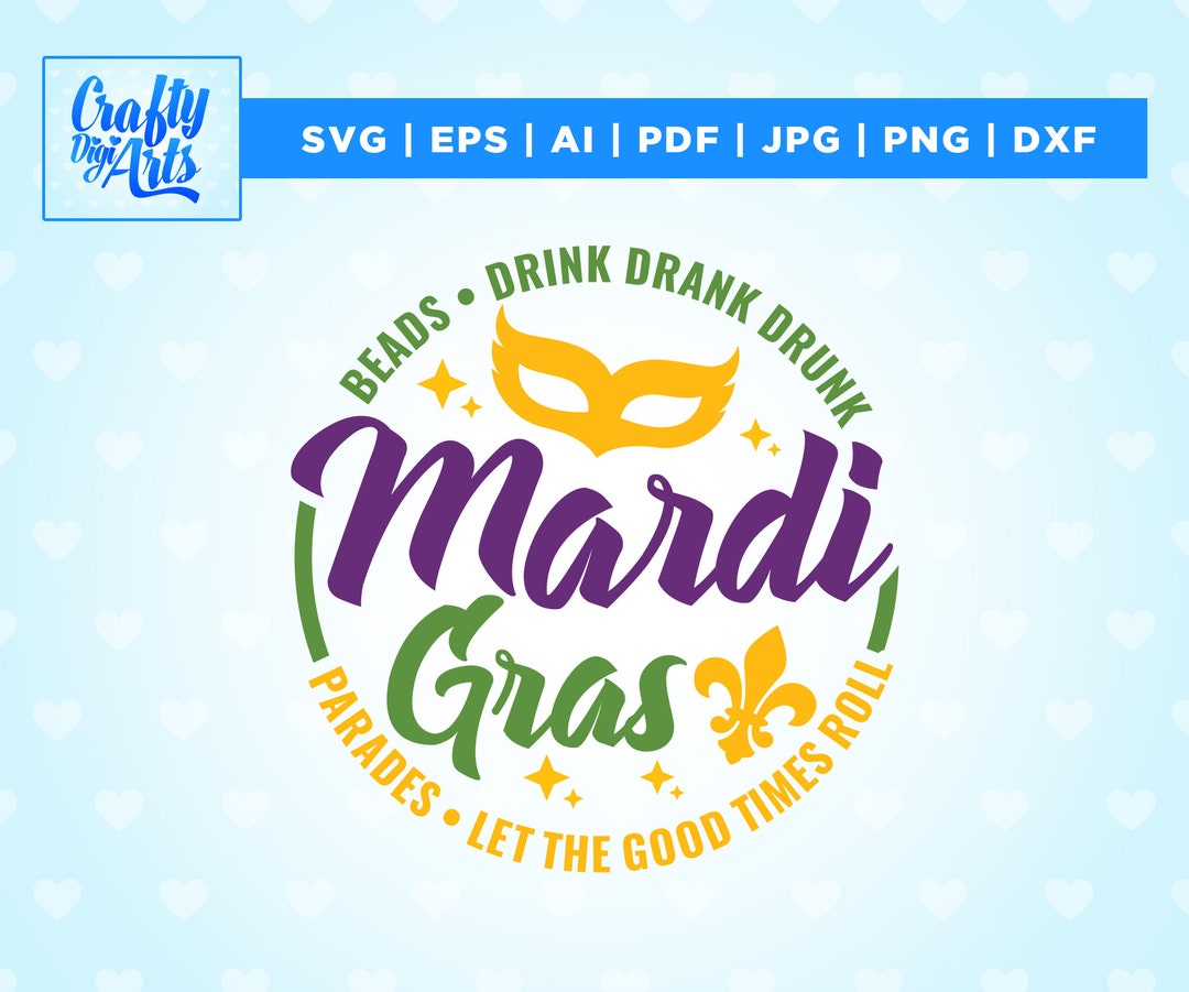 Mardi Gras Svg, Mardi Gras Carnival Svg, Png, Svg, Beads Parades Svg ...