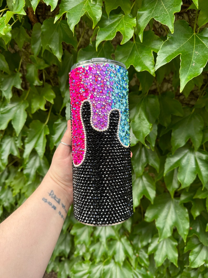 Custom Order! Rainbow Ombré Drip - 30 Oz Stainless Steel Tumbler - Etsy