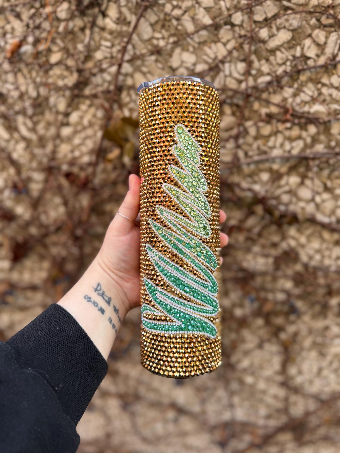 Blinged Out Blue Ombré - 32 Oz Stainless Steel Tumbler - Etsy
