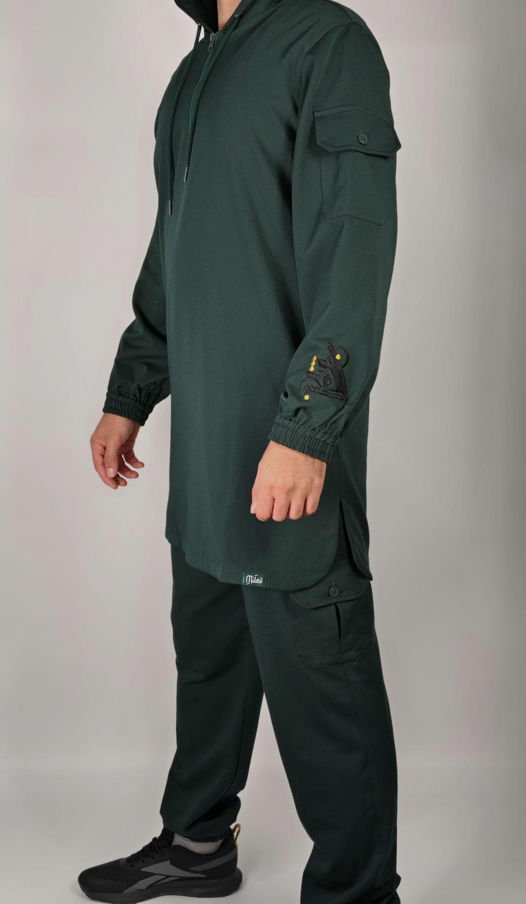 Buy 1 Get 1 Free JUBADOR Warm 2-piece Men’s Modest Set – Hooded Qamis ...