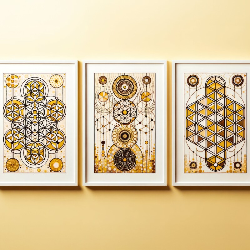 Sacred Geometry Art - Etsy Canada