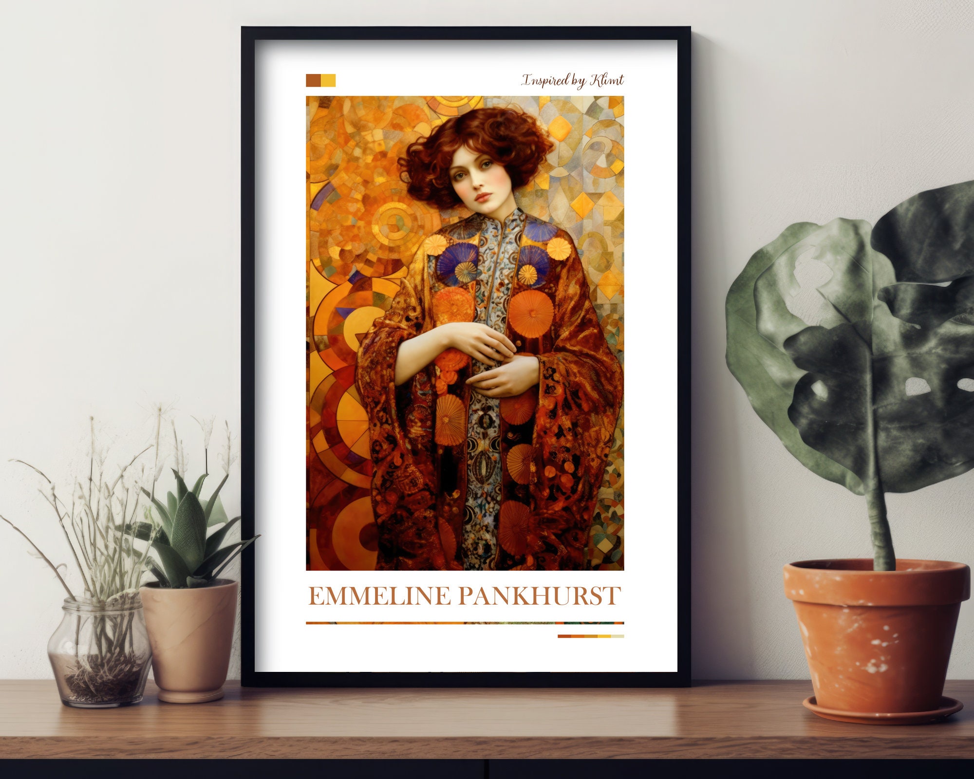 Emmeline Pankhurst Art Print Suffragette Poster Painting Inspired by ...