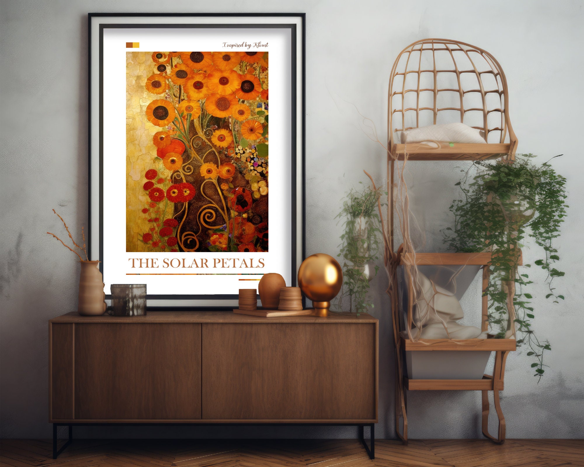 The Solar Petals Meadows Art Print Sunflowers Poster 2 Painting ...