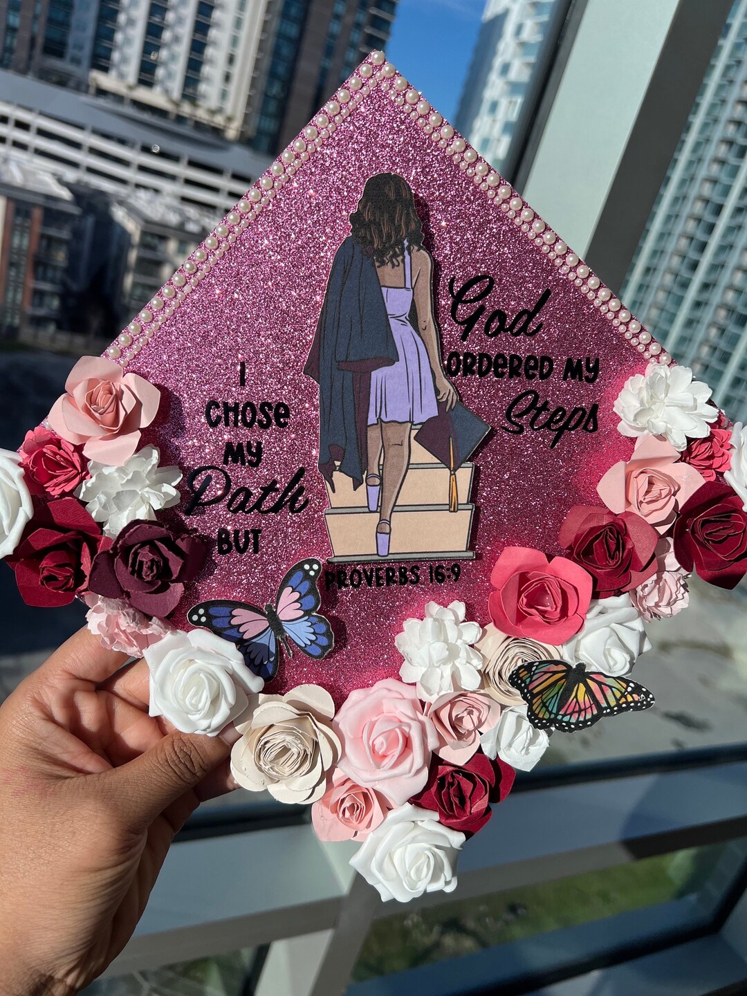 Custom Graduation Cap Grad Cap Topper Design Graduation Cap Decoration ...
