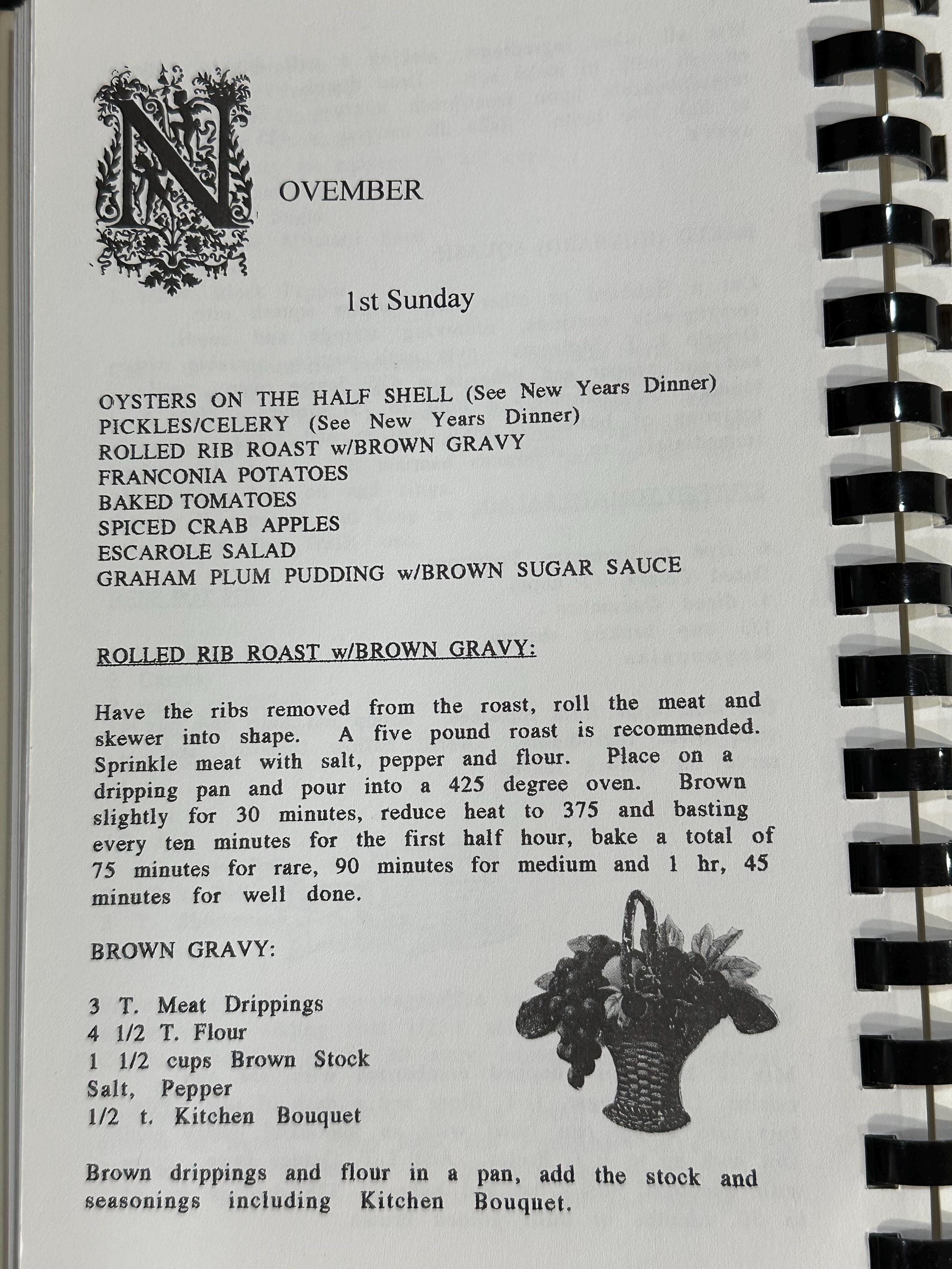 Victorian Sunday Dinners Menus & Recipes by Lawrence Fury - Etsy