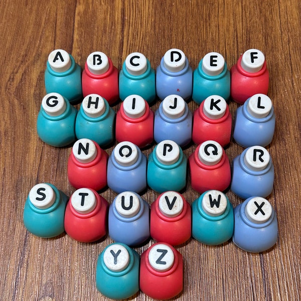 Letter Paper Punches - Etsy