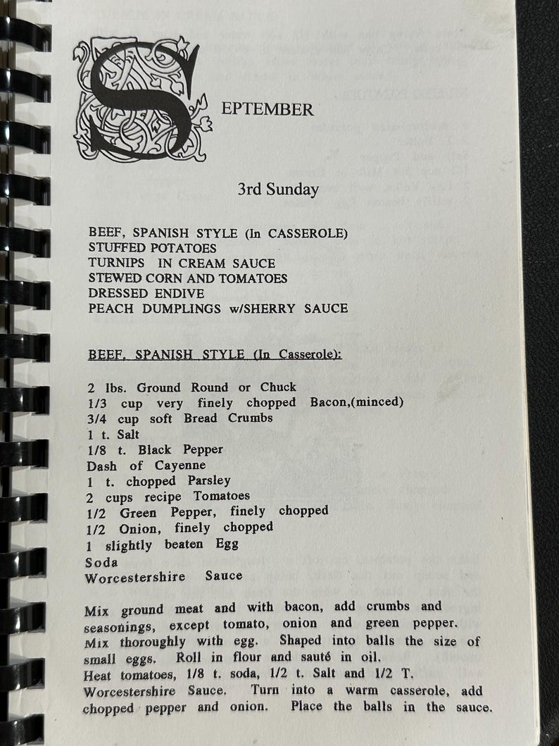 Victorian Sunday Dinners Menus & Recipes by Lawrence Fury - Etsy