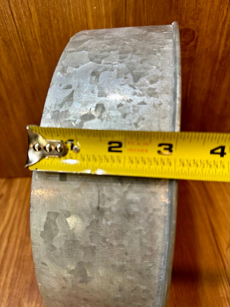 Round Galvanized Metal Wall Shelf Rustic Farmhouse Decor - Etsy