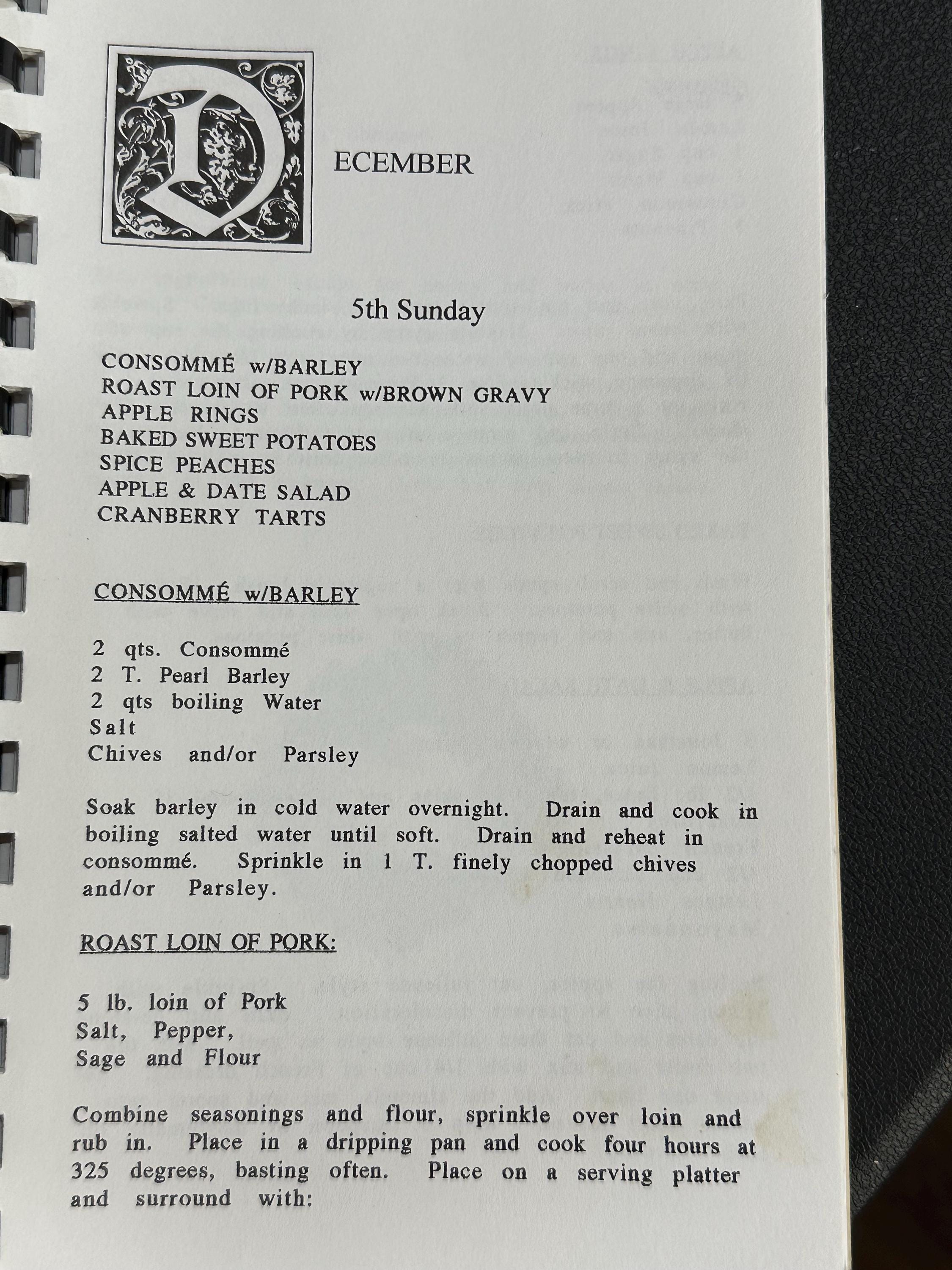 Victorian Sunday Dinners Menus & Recipes by Lawrence Fury - Etsy