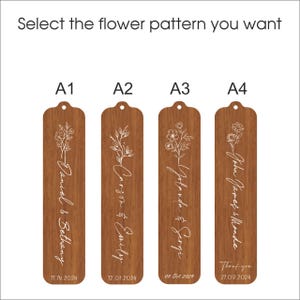 Custom Wood Bookmarks With Tassel, Personalized Wooden Bookmark, Unique ...