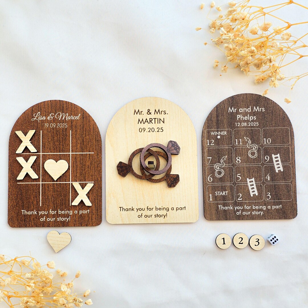 Rustic Wedding Table Games: Tic Tac Toe, Ring Toss, Snakes & Ladders - Etsy