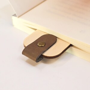 Personalized Wooden Bookmark With Leather Tassel Custom Engraved Gift ...