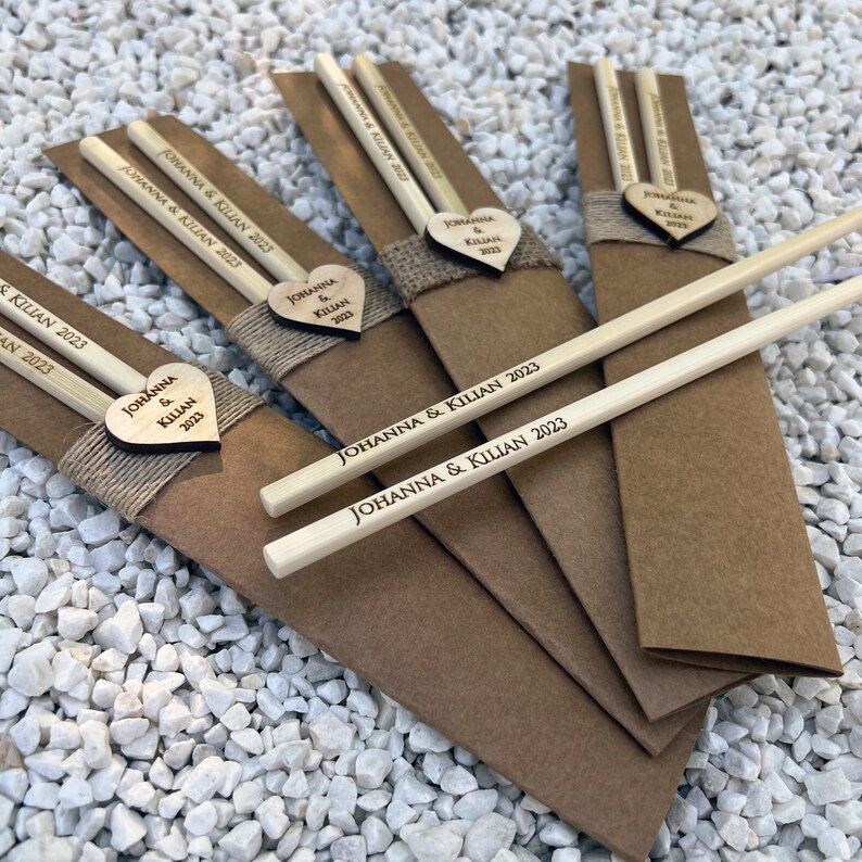 Laser Engraved Chopsticks, Personalized Favors, Wedding Favor ...