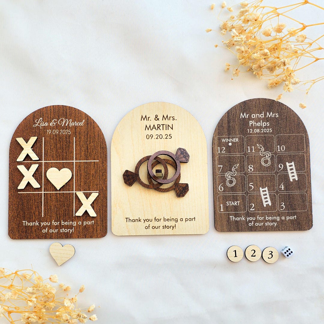 Personalised Table Wedding Games | Unique Wedding Favours | Ring Toss ...