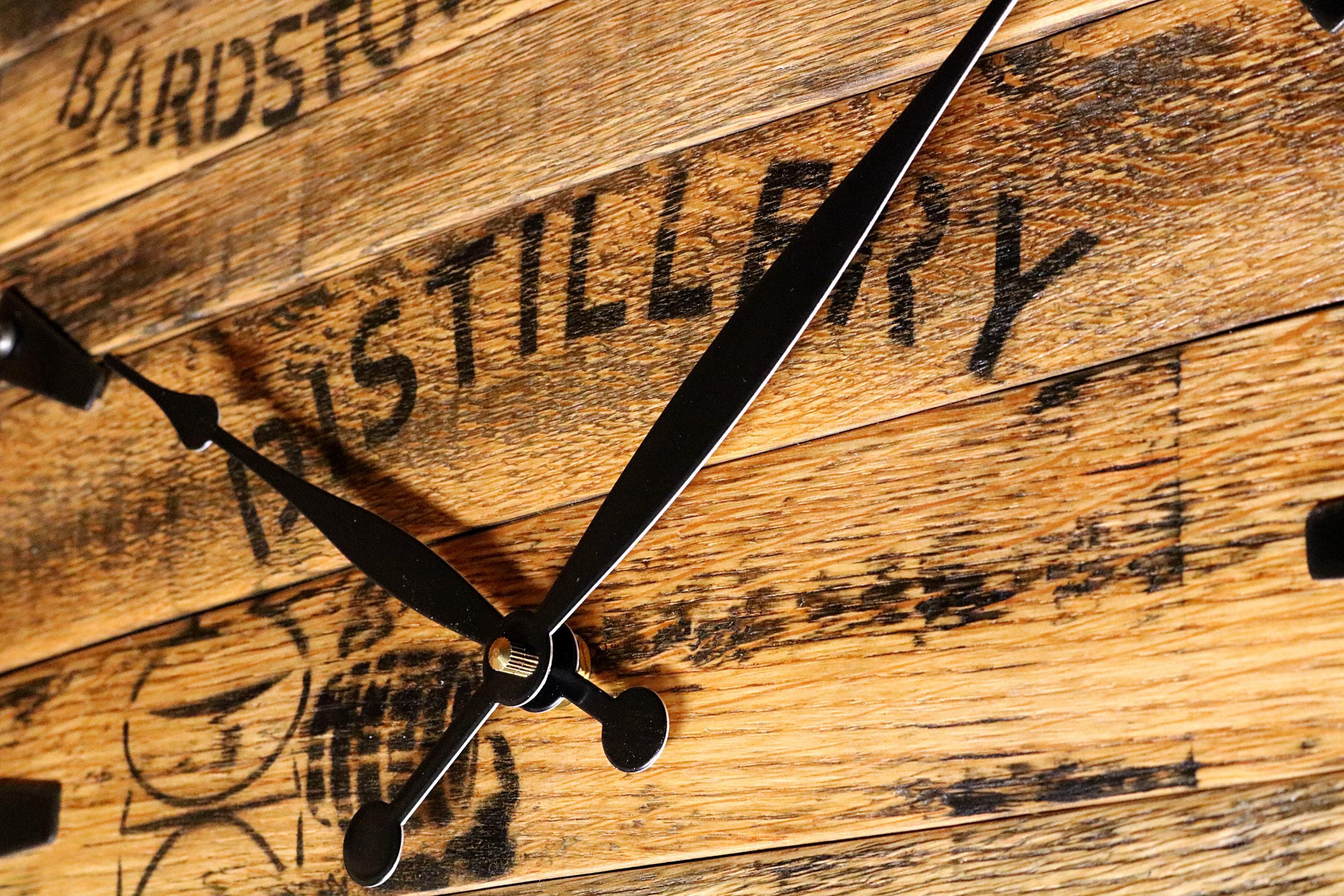 Whiskey Barrel Stave Clock - Etsy