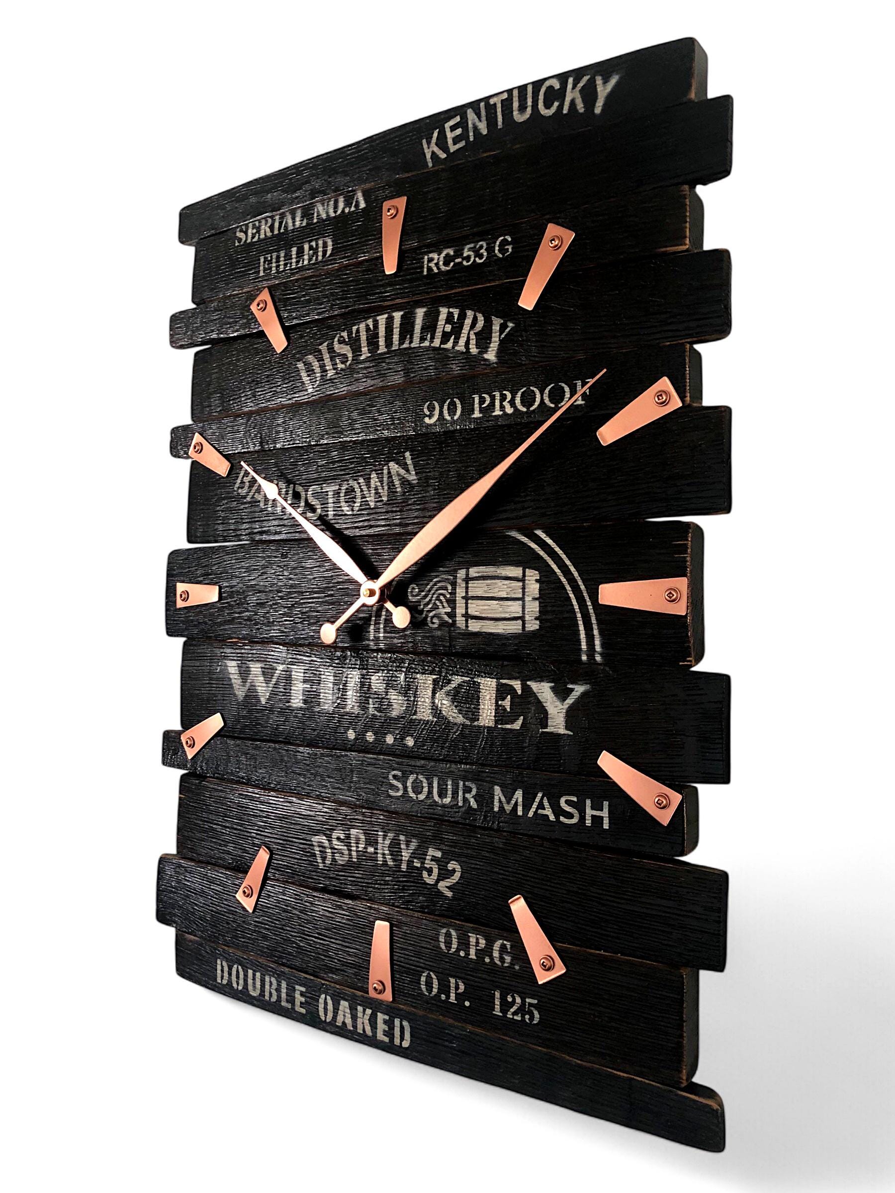 Copper Whiskey Barrel Clock - Etsy
