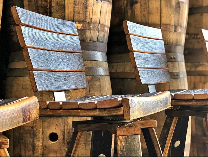 Whiskey Barrel Bar Set - Etsy