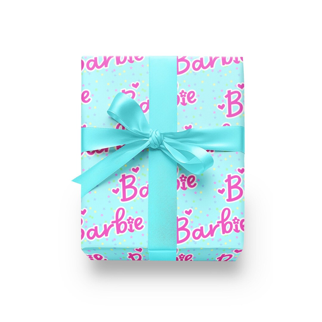 Barbie Theme Wrapping Paper Cute Gift Wrapping Children Wrapping Paper ...