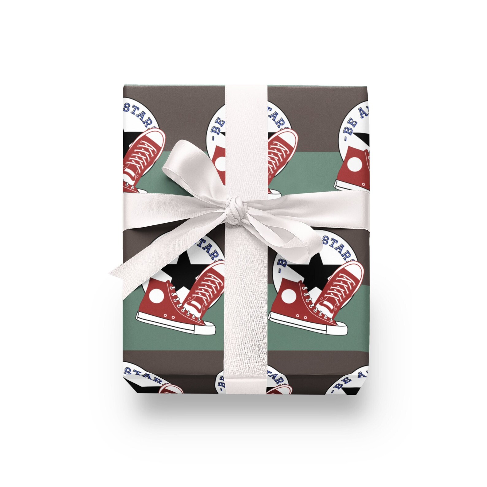 Converse Wrapping Paper Sneakers Gift Wrap All Stars Wrap Paper Funky ...