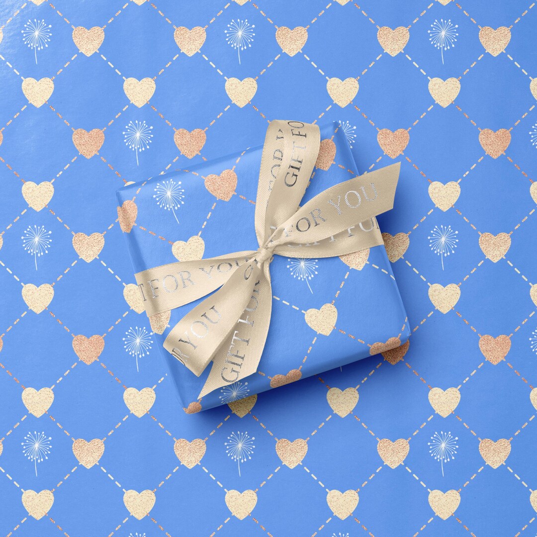 Valentine Wrapping Paper Love Gift Wrap Elegant Wrapping Paper - Etsy