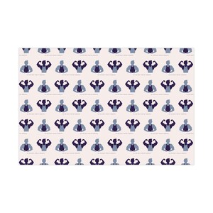 Father's Day Wrapping Paper Muscle Gift Wrapping Papers Funny Gift Wrap ...