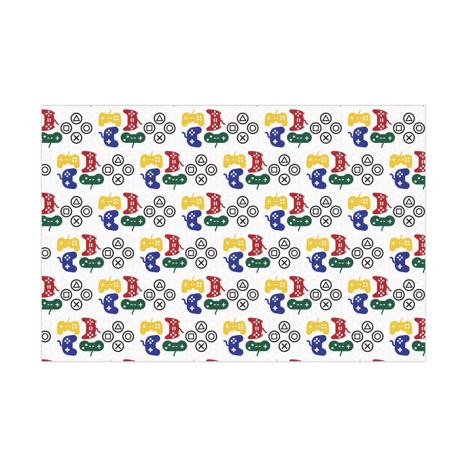 Game Console Wrapping Paper Controller Wrap Paper Gamers Wrapping Paper ...