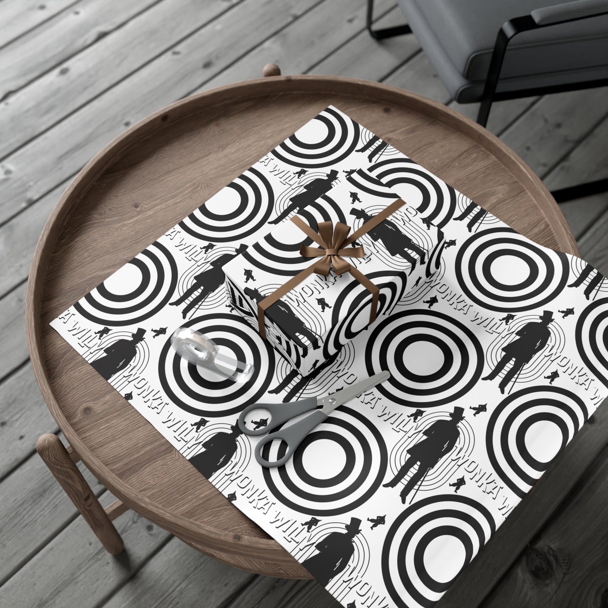 Willy Wonka Themed Wrapping Paper Silly Gift Wrapping Fun - Etsy