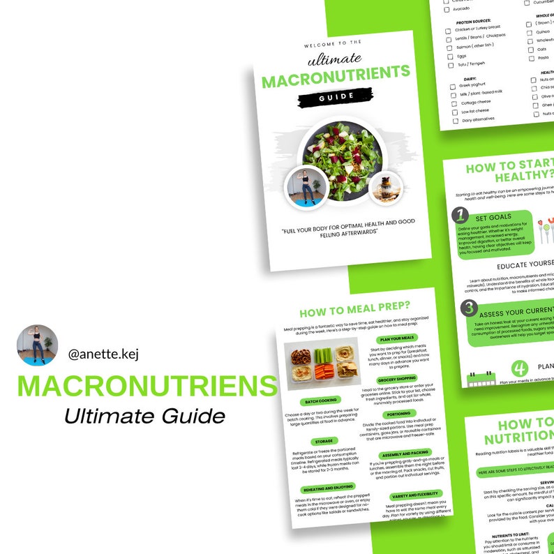 MACRONUTRIENTS ULTIMATE GUIDE / Healthy Eating / How to Start Eat ...