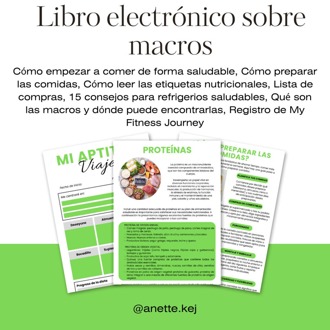 Macronutrients Guide E-book / Guía De Macronutrientes / Nutrición ...