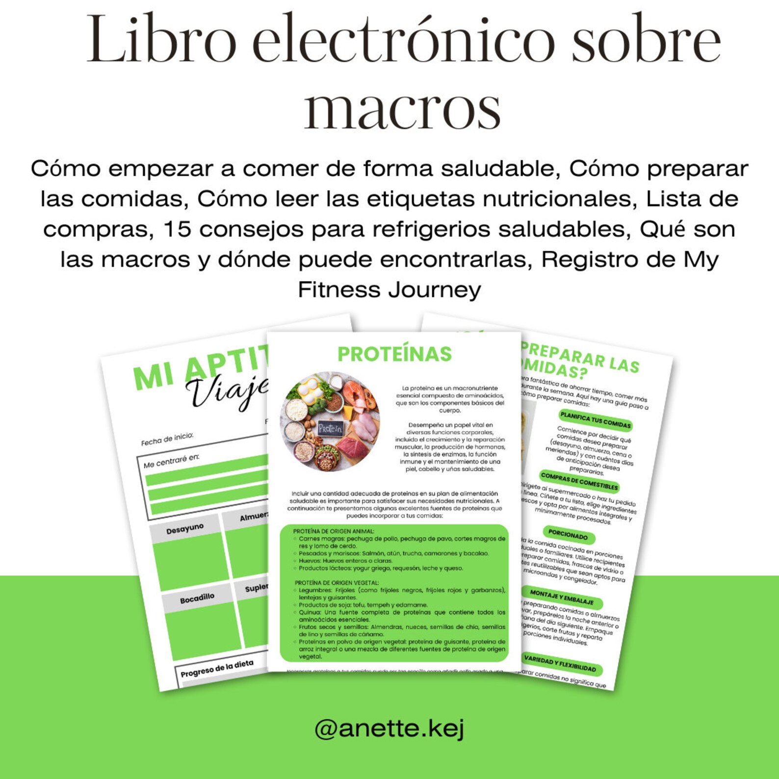 Macronutrients Guide E-book: Nutrition & Balanced Diet (digital ...