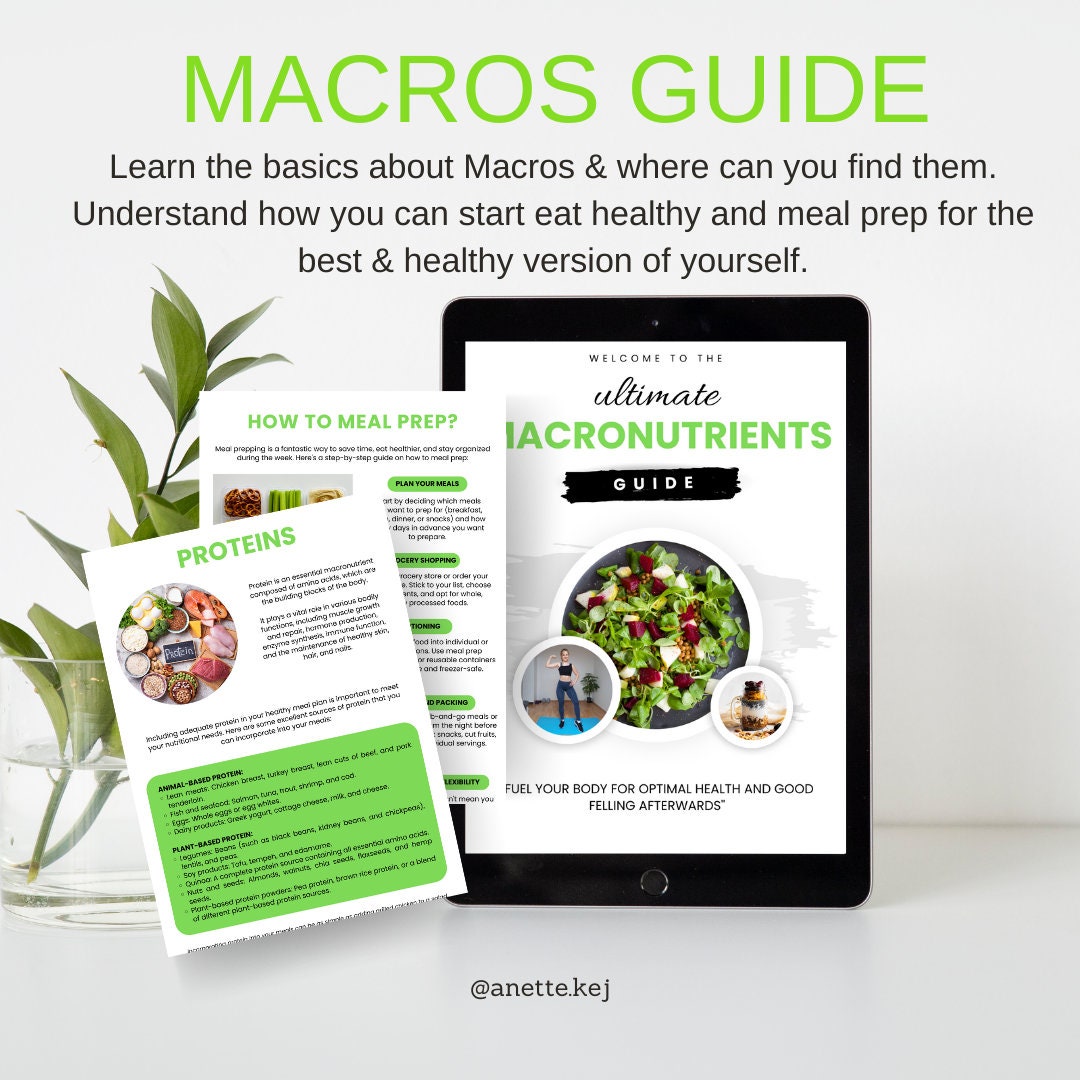 MACRONUTRIENTS ULTIMATE GUIDE / Healthy Eating / How to Start Eat ...