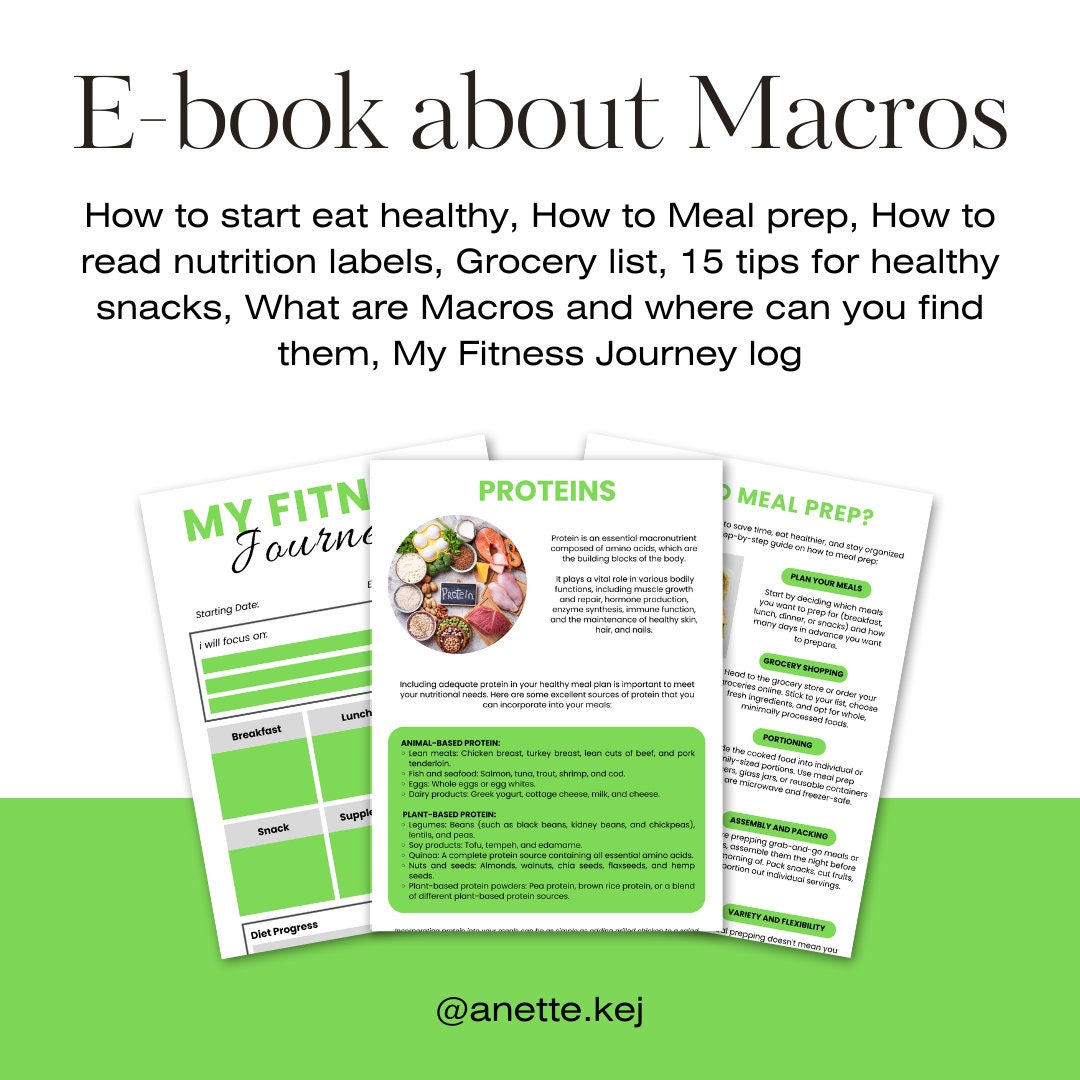 MACRONUTRIENTS ULTIMATE GUIDE / Healthy Eating / How to Start Eat ...