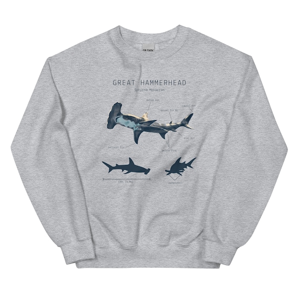 Shark Sweatshirt - Etsy
