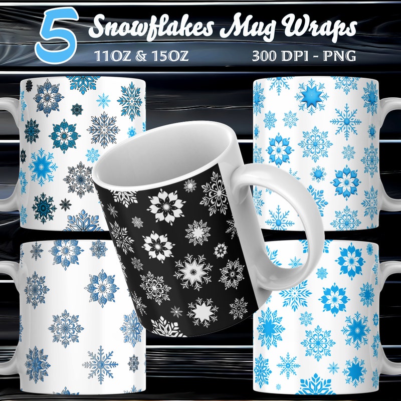 Snowflake Mug - Etsy