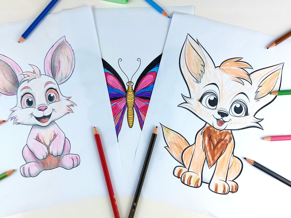 24 Adorable Animals Coloring Pages Animal Coloring Pages, Printable ...