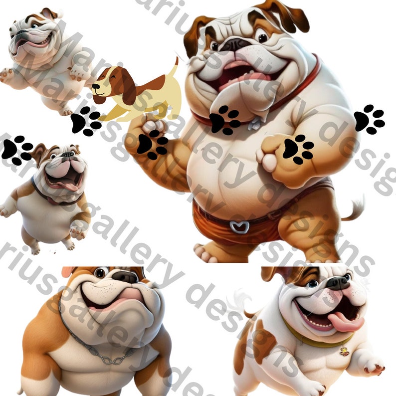 Animated Dogs Clipart Comercial Animated Clipart Animation - Etsy