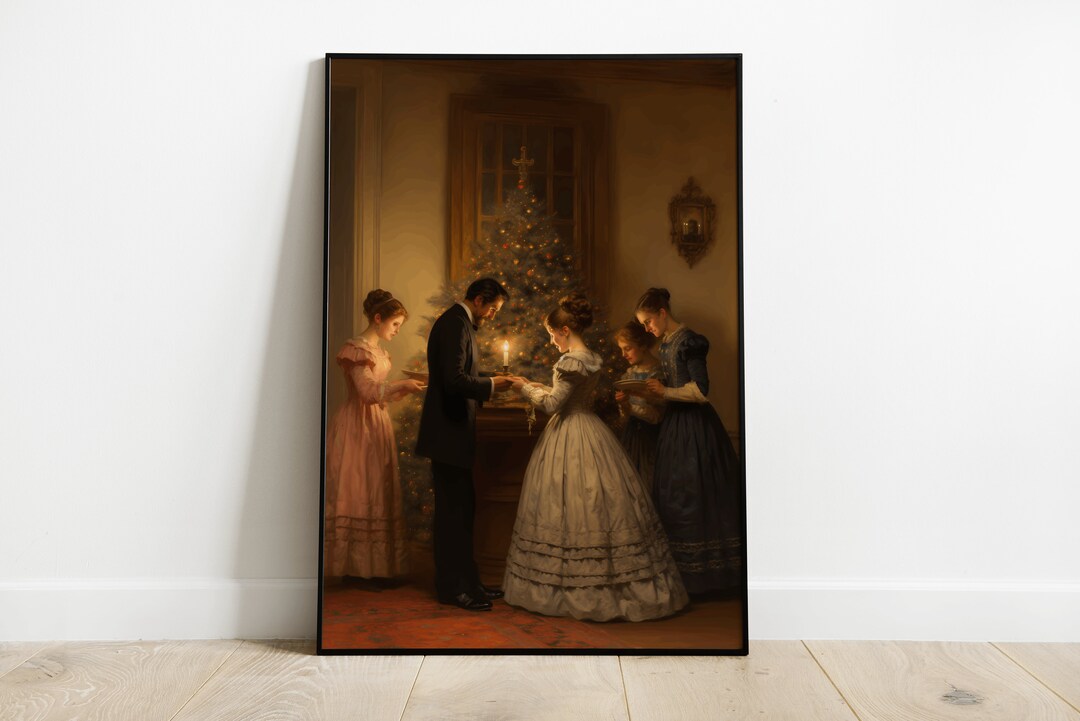 Vintage Christmas Art Work Art Christmas Gifts Christmas Art Print vintage-christmas-art-work-art-christmas-gifts-christmas-art-print