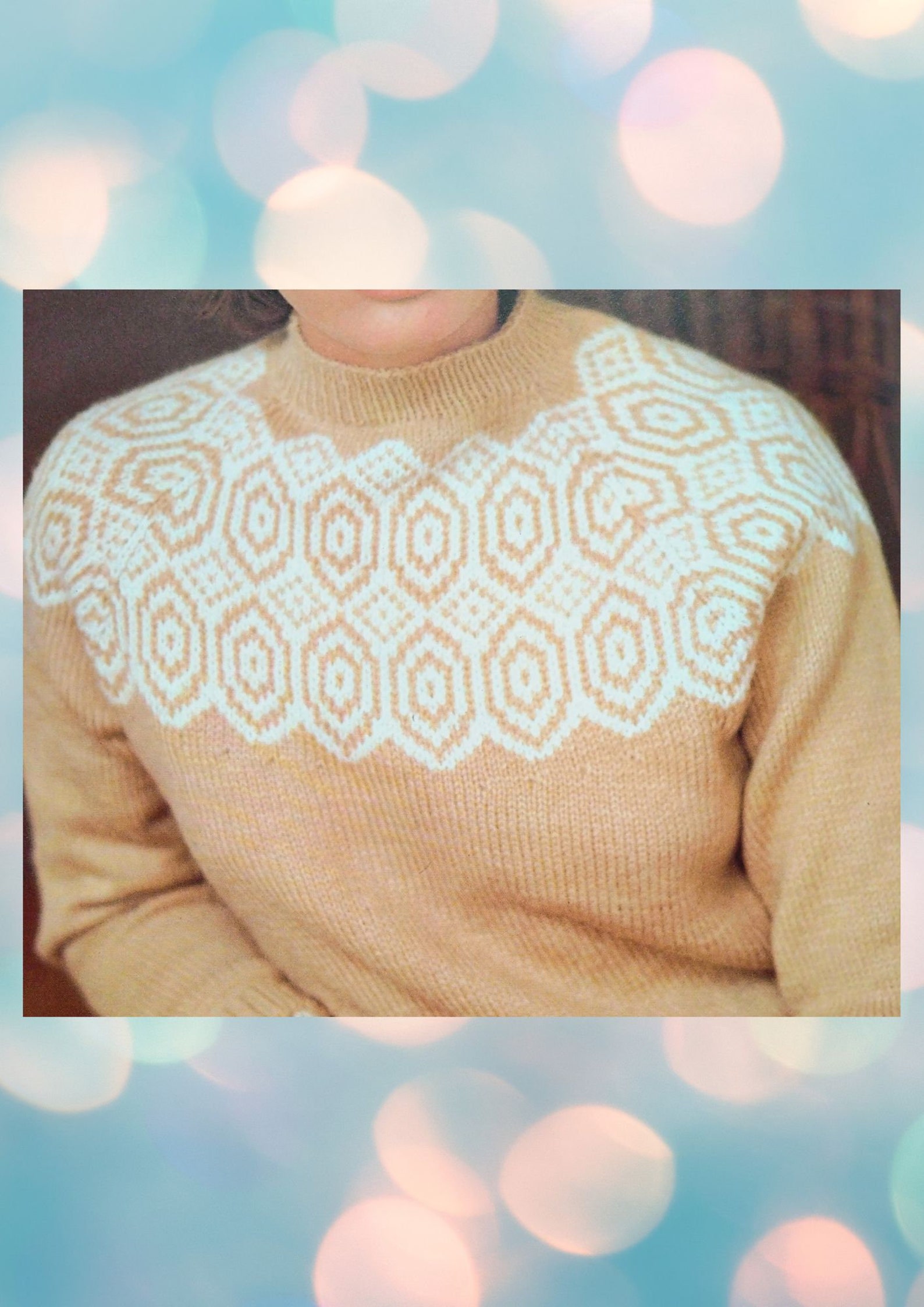 Norwegian Sweater Pattern, English and Swedish / Svenska Two Tone ...