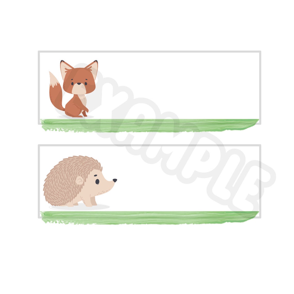 Editable Name Tag | Woodland | Animal | Classroom Name Tag | Student ...