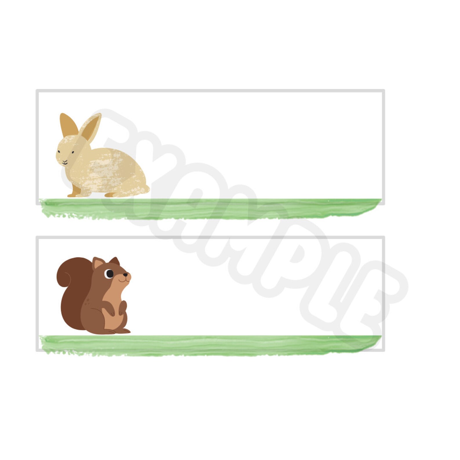 Editable Name Tag | Woodland | Animal | Classroom Name Tag | Student ...