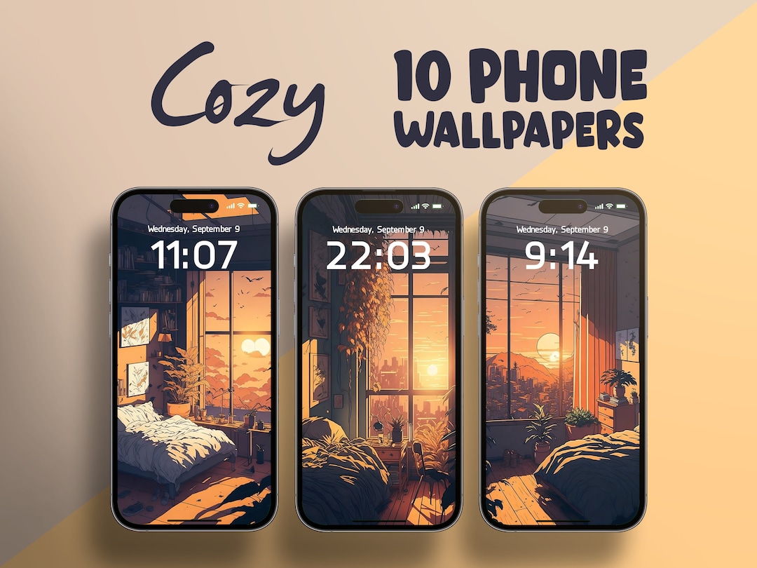 Lo-fi Sunset Bedroom Phone Wallpaper Lo-fi Wallpaper iPhone Wallpaper ...