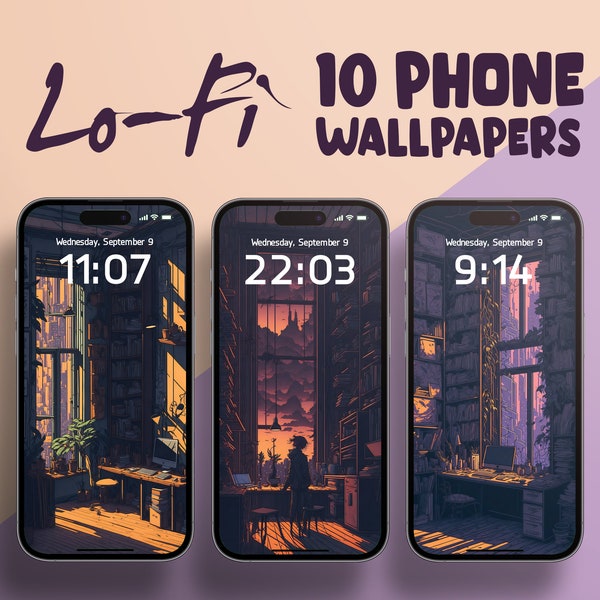 Lo Fi Phone Wallpaper - Etsy