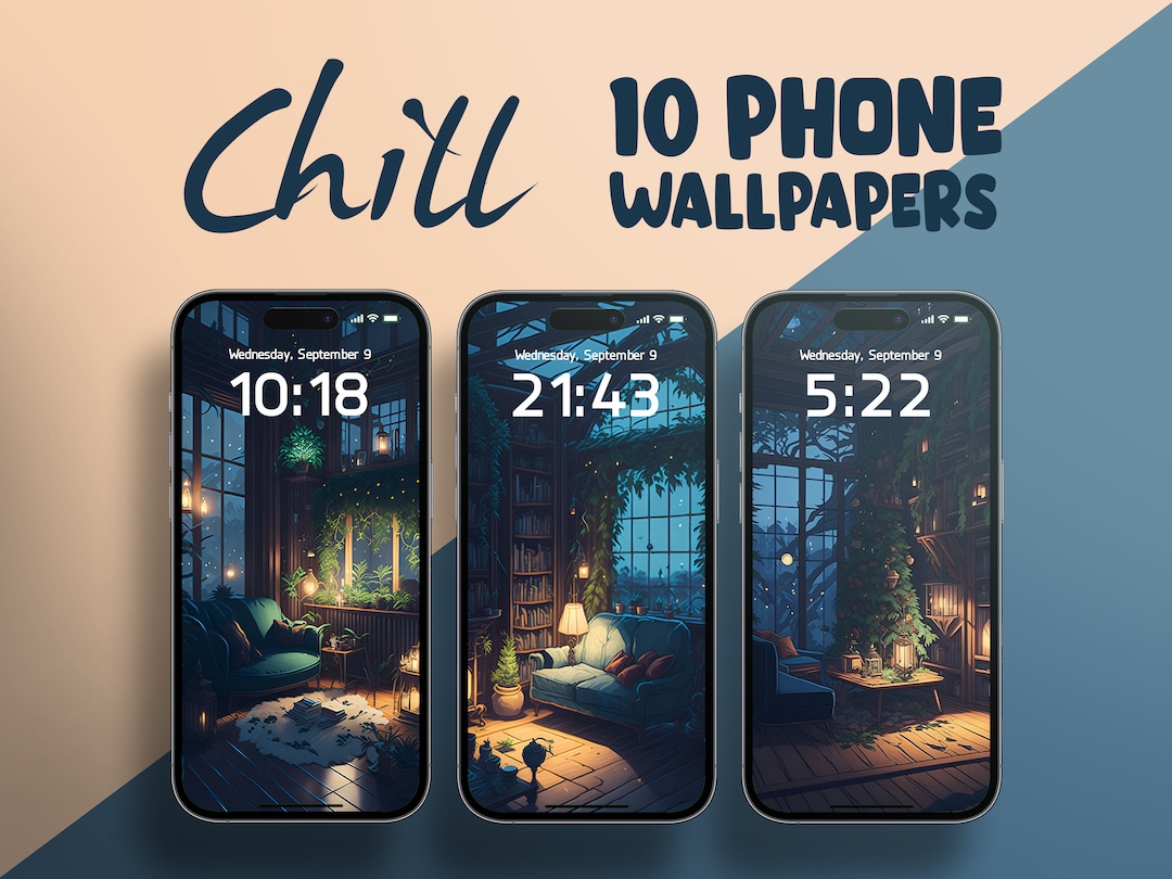 Chill Wallpaper Anime Style iPhone Wallpaper Cozy Background Moody ...