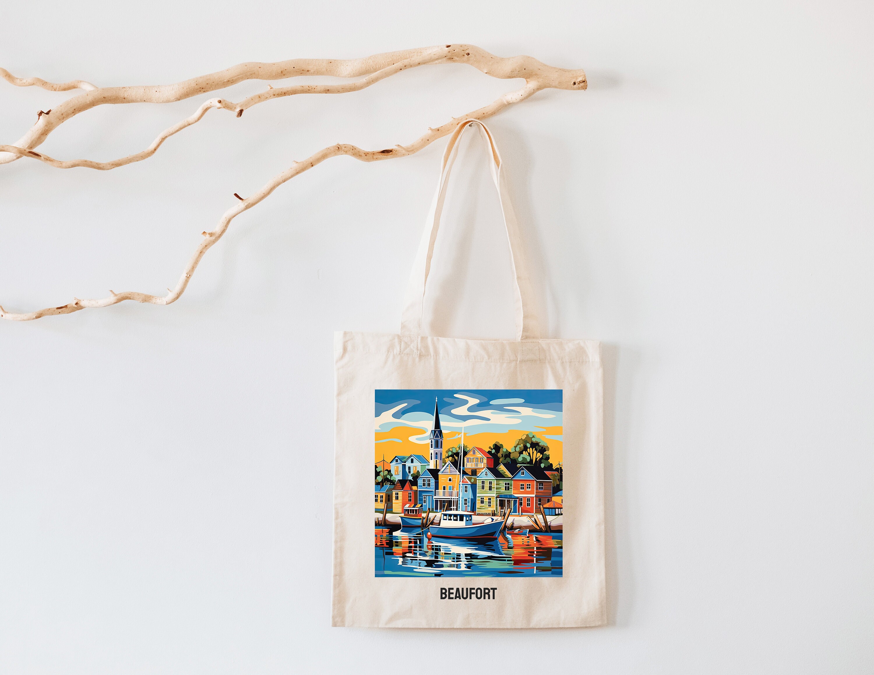 Beaufort, South Carolina Tote Bag, Canvas Bag, Beach Bag, Gift Idea ...